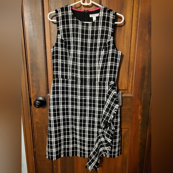 1901 | Dresses | 91 Tweed Sheath Asymmetrical Dress | Poshmark